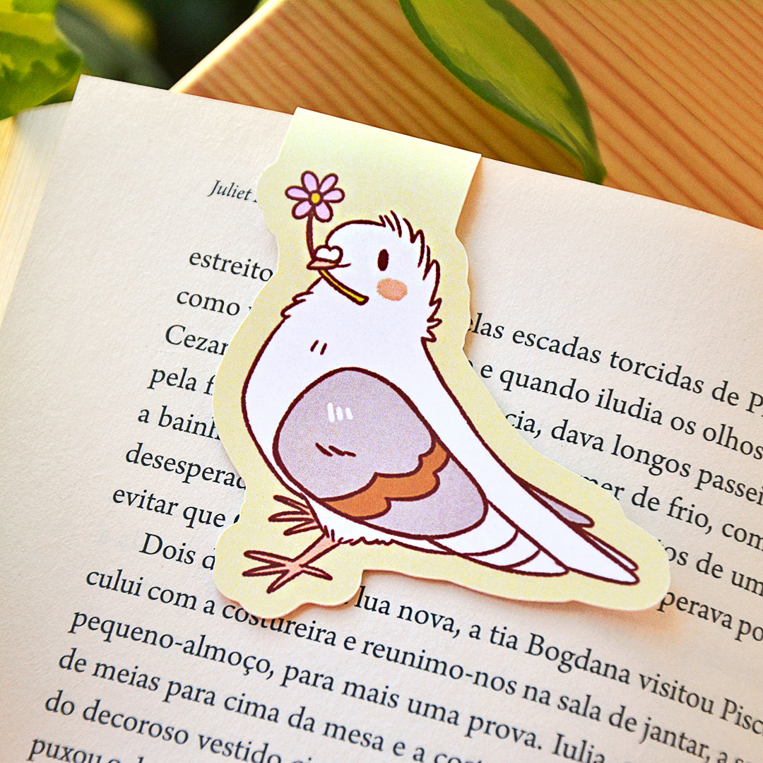 Pigeon Magnetic Bookmark – inestheunicorn